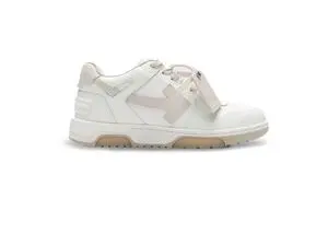 Off-White Off Ooo Leather Sneakers