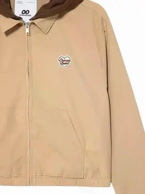 CHOCOOLATE Logo-embroidered Jacket - Neutrals