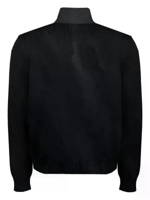 Moncler Long-sleeve Zip-up Cardigan