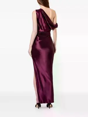 NICHOLAS Ertha One-shoulder Maxi Dress - Purple