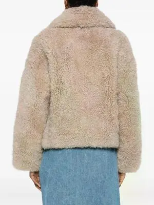 YVES SALOMON Teddy Collared Jacket