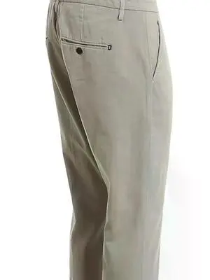 DONDUP Turn-cuff Logo-detail Pants - Neutrals