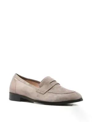 P.a.r.o.s.h Penny-strap Suede Loafers