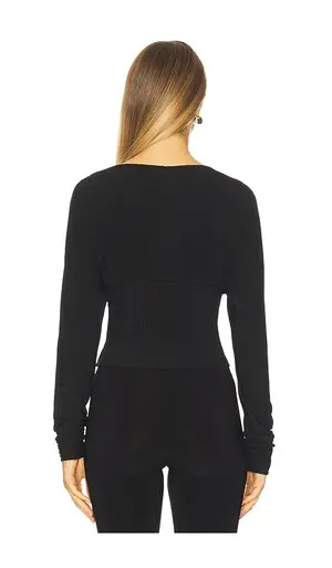 Superdown Dolman Sleeve V-neck Top