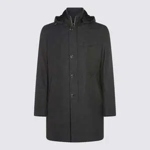 MONTECORE Wool Montecore Coat - Lava Grey