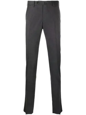 PT TORINO Slim-fit Virgin Wool Trousers - Grey
