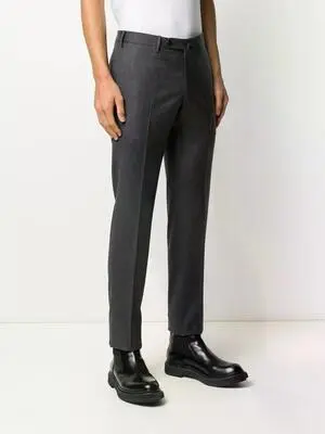 PT TORINO Slim-fit Virgin Wool Trousers - Grey