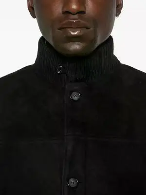 ERALDO Suede Button-front Jacket