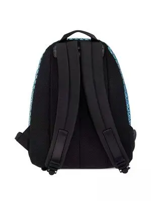 Issey Miyake Geometric-pattern Backpack - Blue