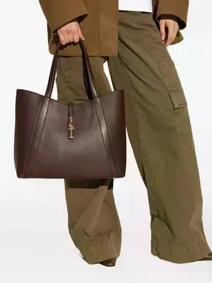 Furla Leather Clasp Tote Bag