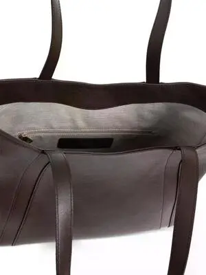 Furla Leather Clasp Tote Bag