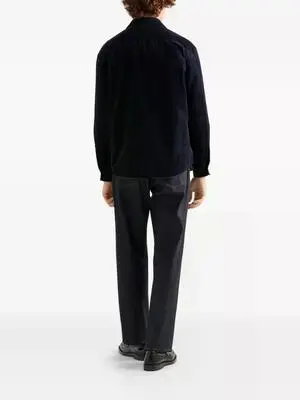 Prada Corduroy Patch-pocket Shirt