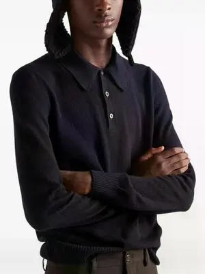 Prada Cashmere Polo Shirt