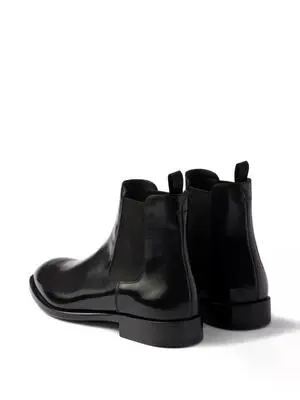 Prada Elastic-gusset Chelsea Boots - Black