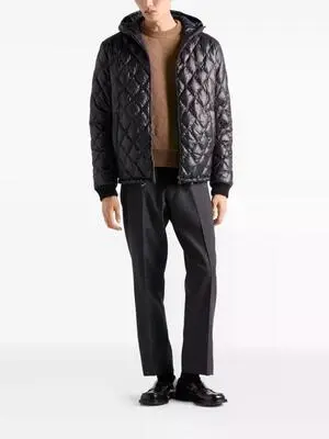 Prada Quilted Hooded Jacket