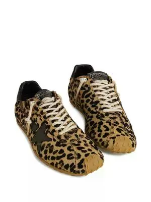 GOLDEN GOOSE Marathon Speed Leopard-print Sneakers - Brown