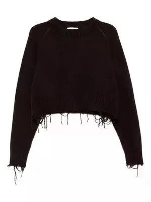 LOW CLASSIC Ribbed Jumper - Brown