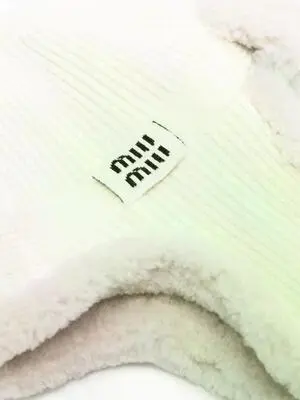 Miu Miu Logo-patch Trapper Hat