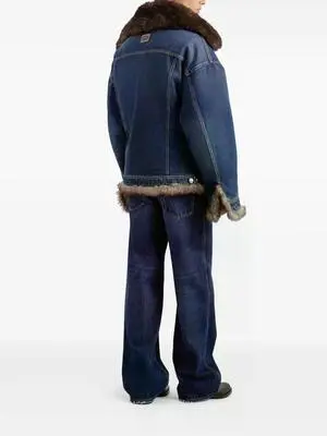 Dolce & Gabbana Fur-trimmed Denim Jacket