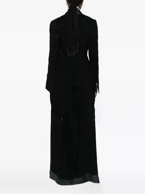 MARC LE BIHAN Satin-lapel Single-breasted Coat