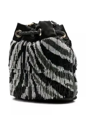 Emilio Pucci Beaded-fringe Bucket Bag