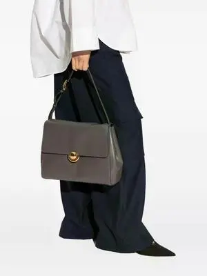 Furla Circular-detail Leather Tote Bag
