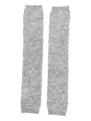 P.a.r.o.s.h Cable-knit Leg Warmers - Grey