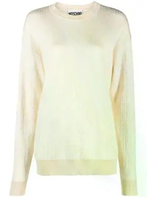 Moschino Logo-intarsia Virgin Wool Sweater