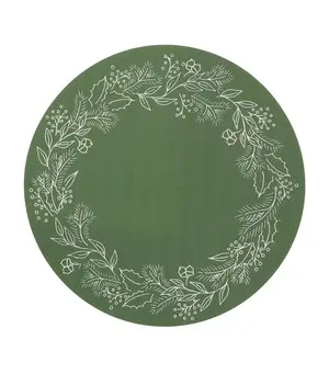 CHILEWICH X Martha Stewart Wreath Placemat - Grey