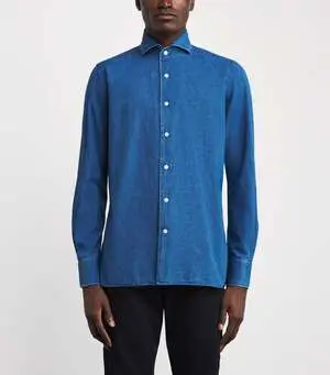 100HANDS Japanese Indigo Denim Shirt
