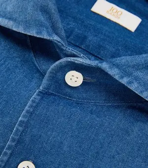 100HANDS Japanese Indigo Denim Shirt