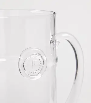 Harrods Glass Emblem Jug