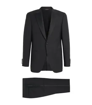 Canali Wool 2-piece Tuxedo - Black