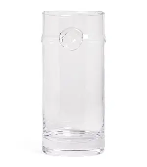 Harrods Glass Emblem Highball Glass - Clear