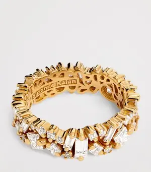 SUZANNE KALAN Rose And Diamond La Fantaisie Eternity Ring