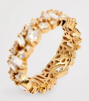 SUZANNE KALAN Rose And Diamond La Fantaisie Eternity Ring