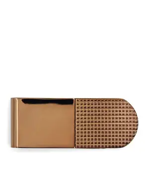 Giorgio Armani Bronze-plated Sterling Silver Money Clip - Beige