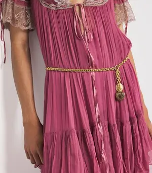 Chloé Heart Chain Belt - Gold