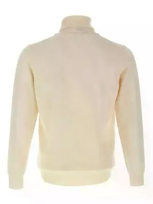 KANGRA Roll-neck Ribbed Sweater - Neutrals