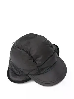 HIKING PATROL Quilted Ear-flap Cap - Black