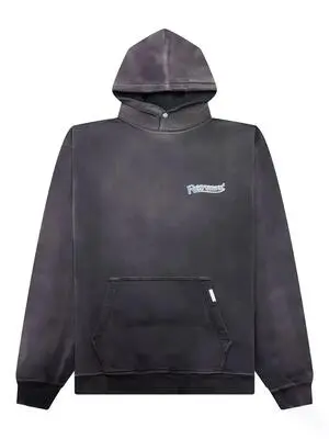 REPRESENT Logo-print Hoodie - Black