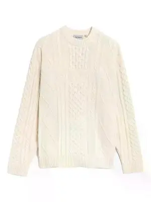 Carhartt Work In Progress Cable-knit Sweater - White