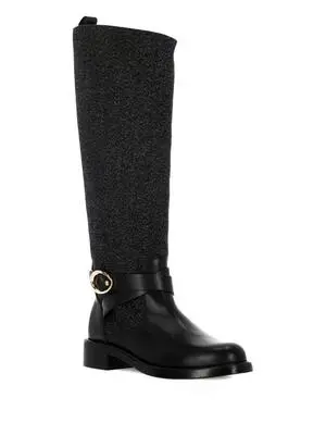 STUART WEITZMAN Buckle-detail Knee High Boots