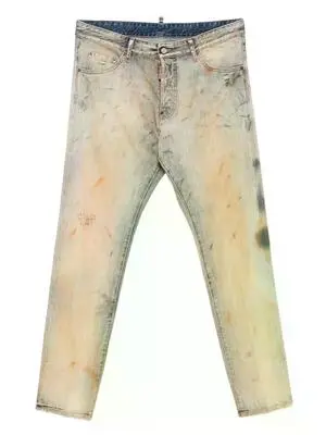Dsquared2 Light Wash Bottoms For Men