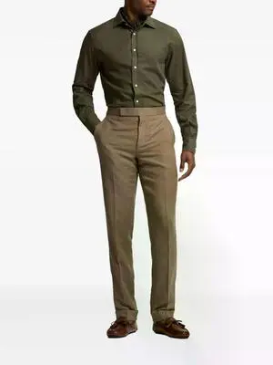 Ralph Lauren Purple Label Long-sleeves Cotton Shirt - Green