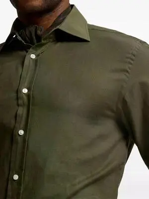 Ralph Lauren Purple Label Long-sleeves Cotton Shirt - Green