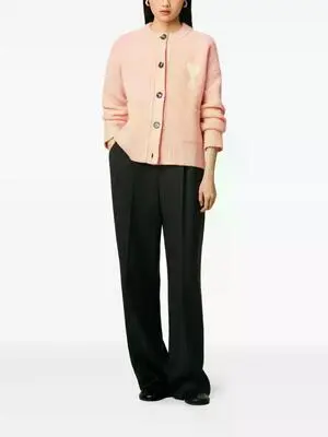 AMI Paris De Coeur Cardigan - Pink