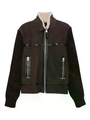 Mackage Leather Zip-up Jacket