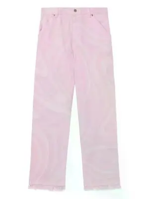 Emilio Pucci Marmo-print Trousers