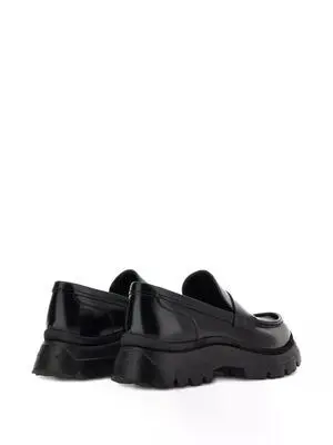 Hogan Round-toe Loafers - Black